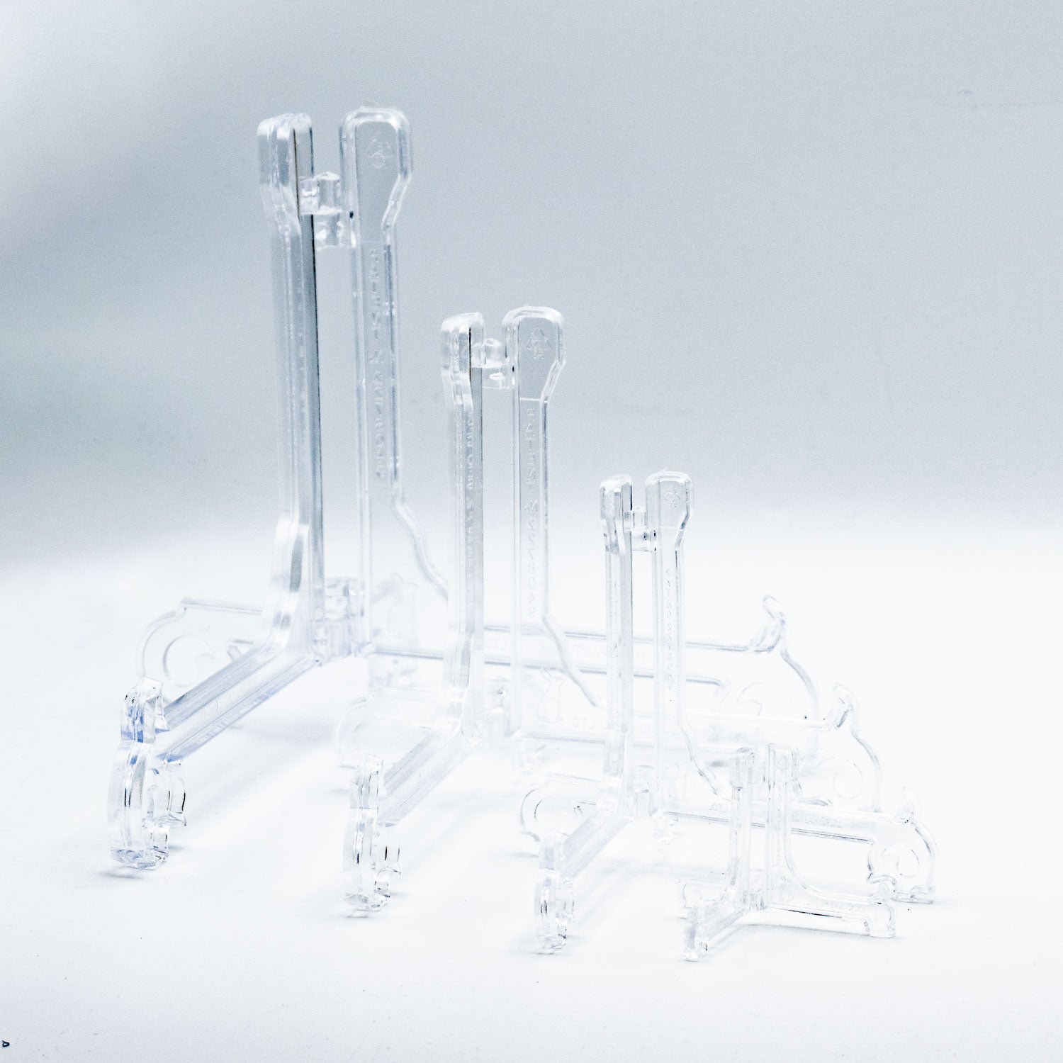 Plastic Stability Stands (Clear) – JES Manufacturing